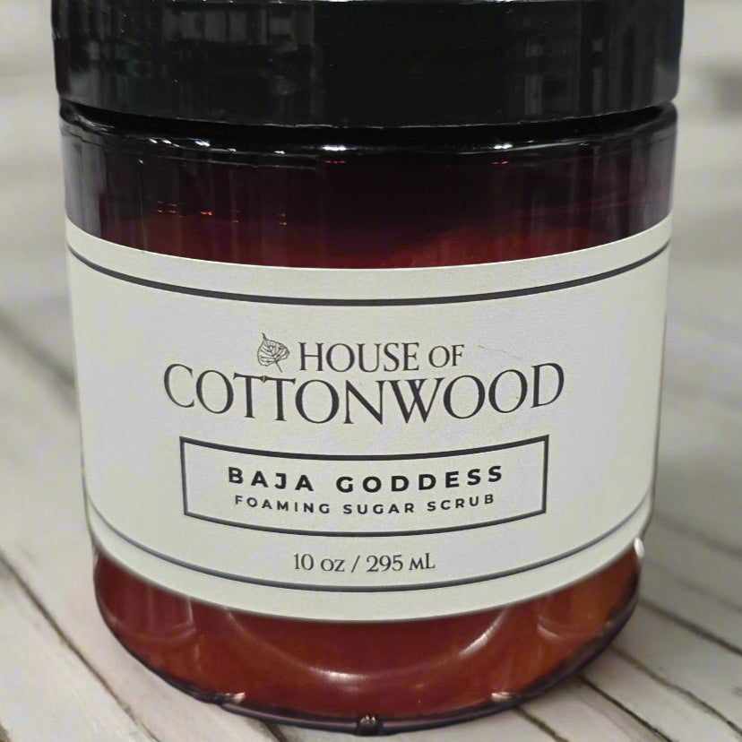 BAJA GODDESS SUGAR FOAMING SCRUB – House of Cottonwood