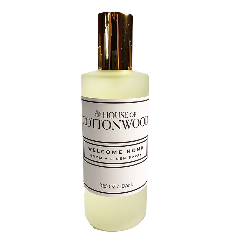 WELCOME HOME ROOM AND LINEN SPRAY – House of Cottonwood