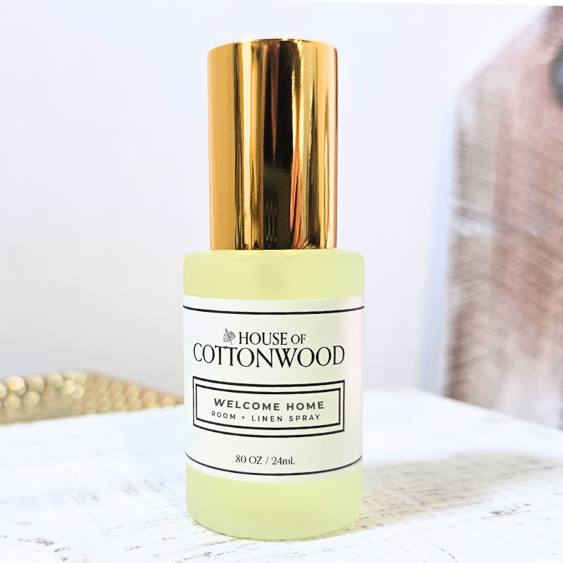 WELCOME HOME ROOM + LINEN SPRAY 24mL – House of Cottonwood